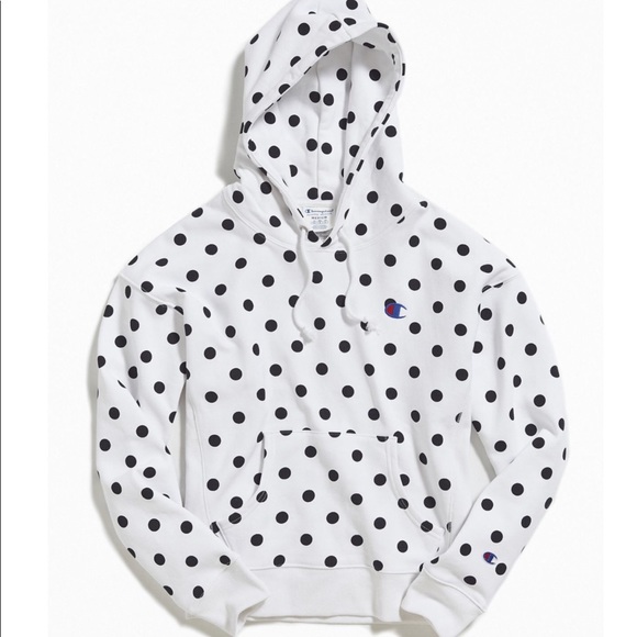 Champion | Tops | Rare Vintage Inspired Champion Polka Dot Hoodie ...